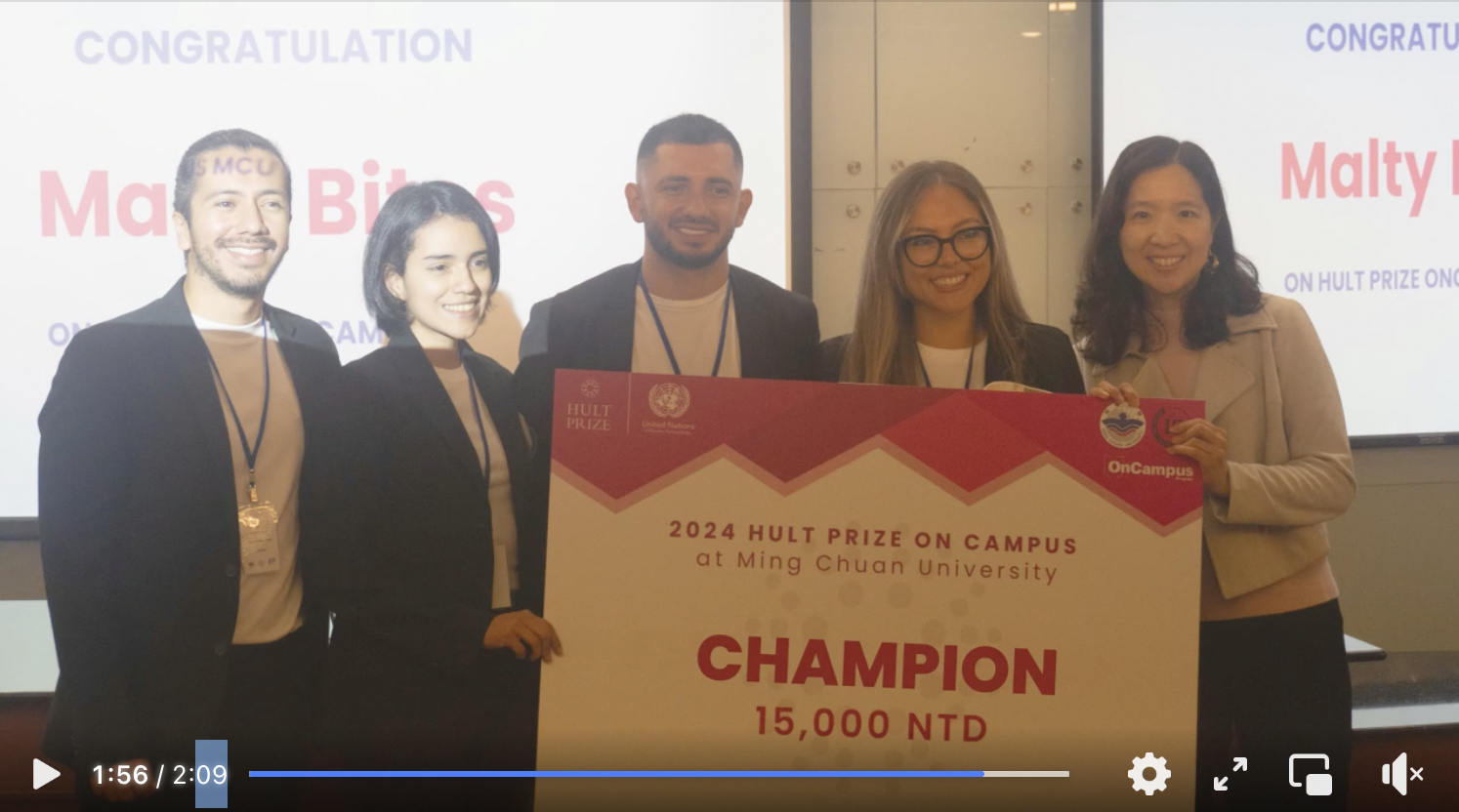 On-Campus Hult Prize 2024 at Ming Chuan University Highlights Diverse ...